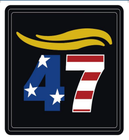 Trump 47th President Patch — OpTempo Training Group